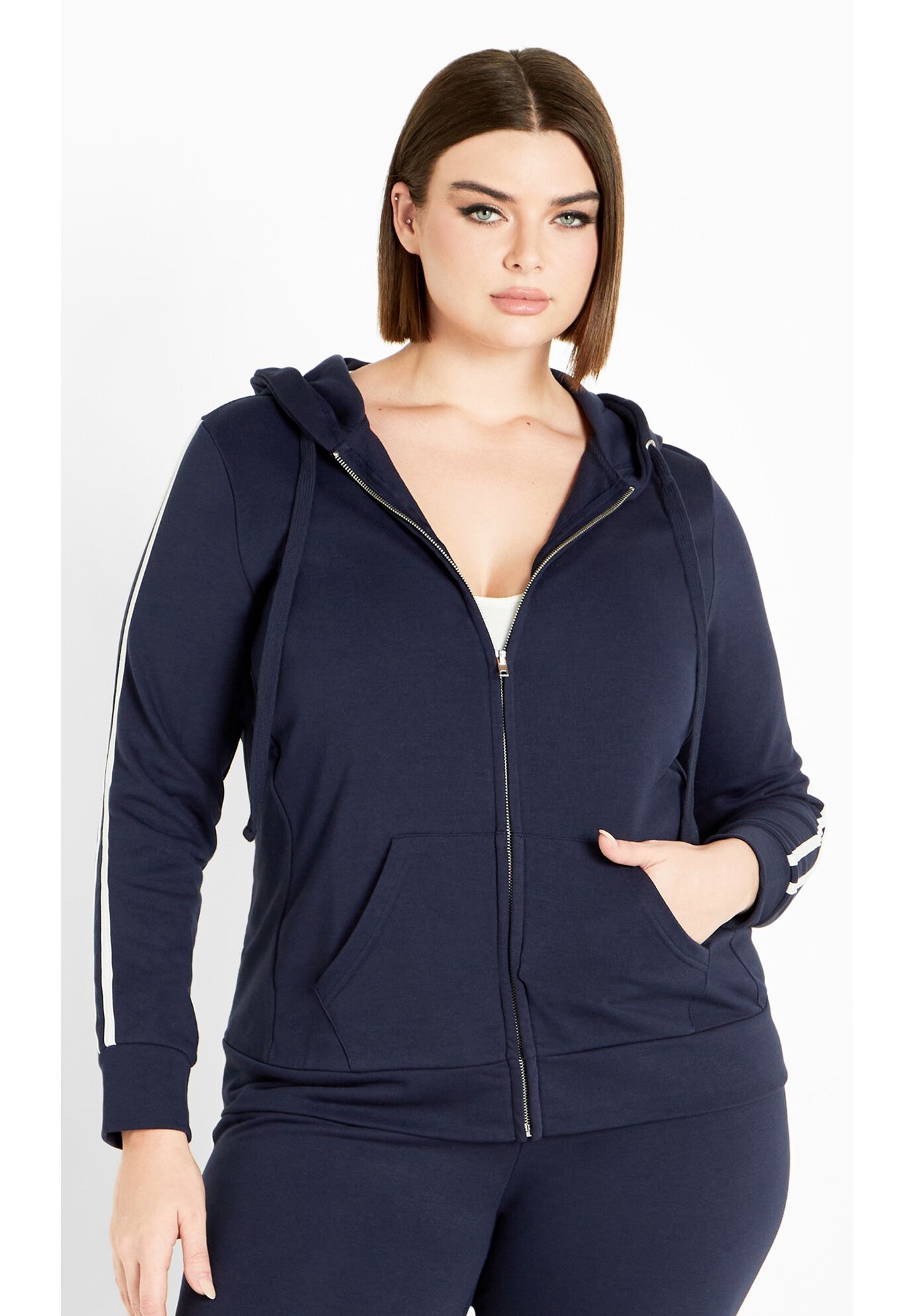 Double Stripe Jacket | Dia & Co