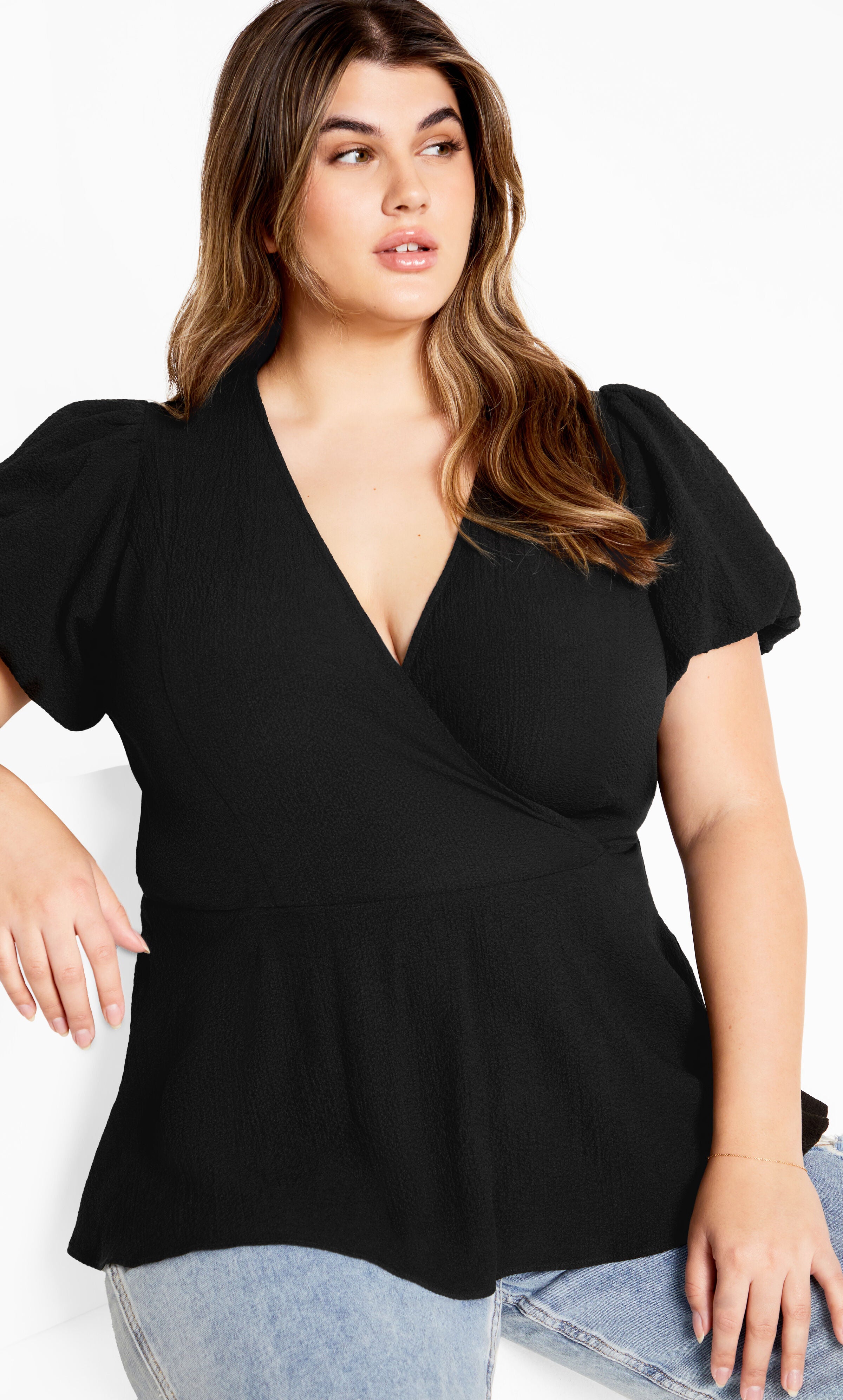 Christa Top - black | Dia & Co
