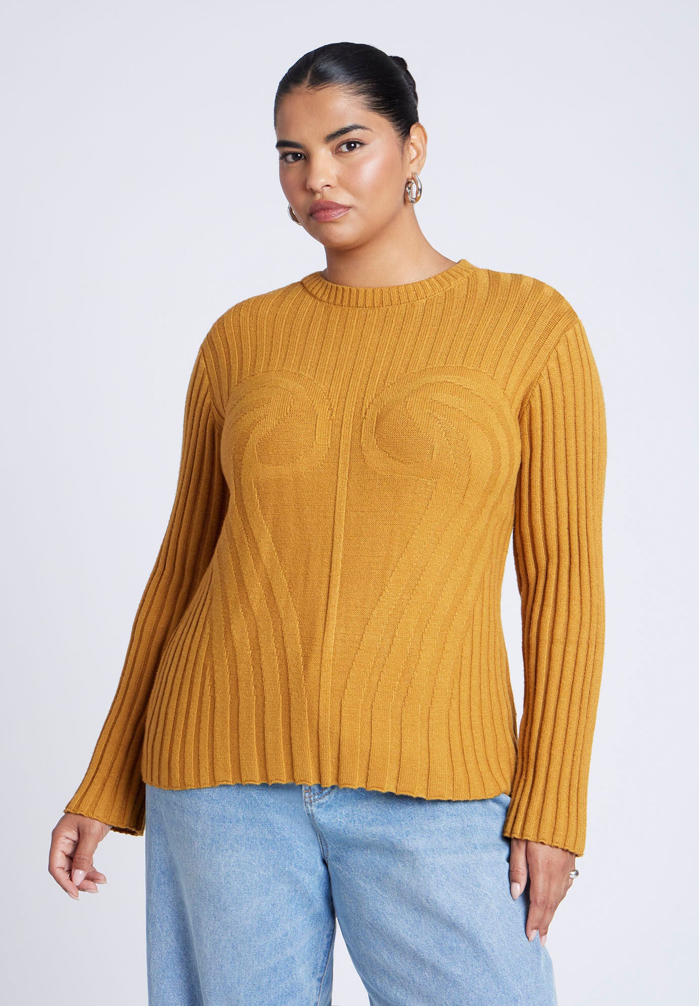Bust Stitch Sweater | Dia & Co