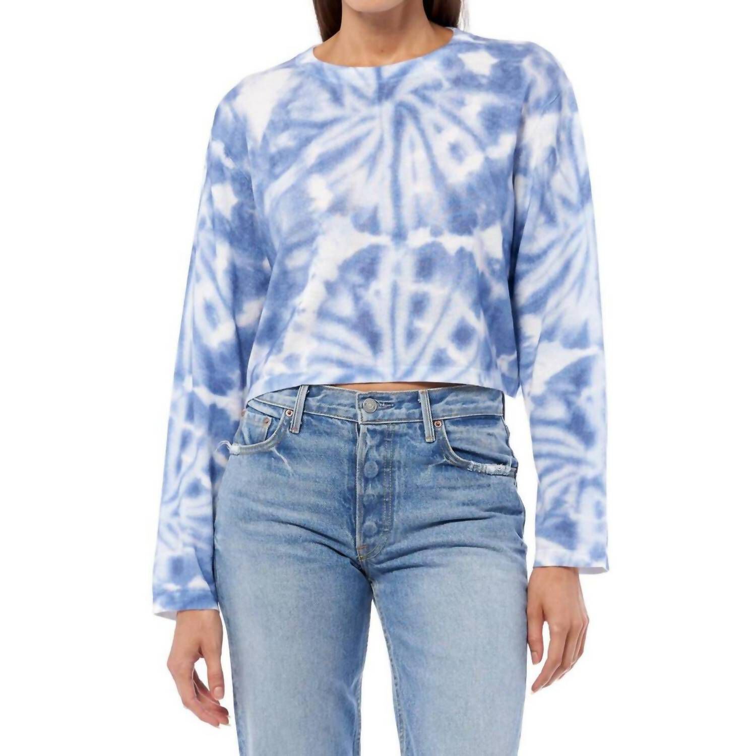 BLAKE SWEATER IN AZURE | Dia & Co