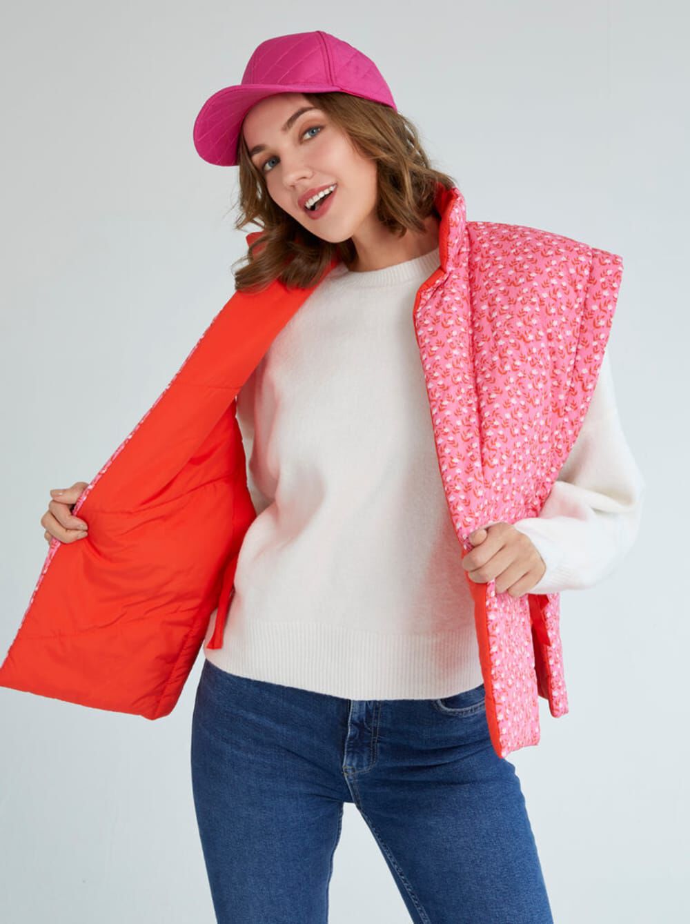 Petra Reversible Vest | Dia & Co