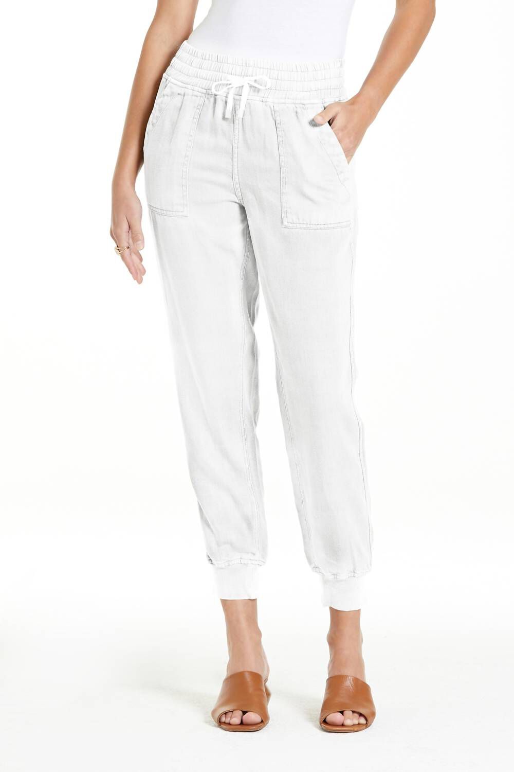 Jacey Super High Rise Cropped Jogger | Dia & Co