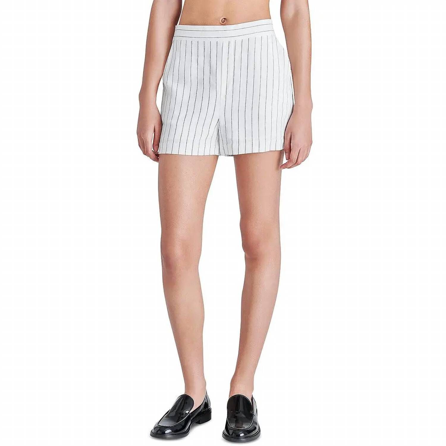 Jessa Short In Ivory Stripe | Dia & Co