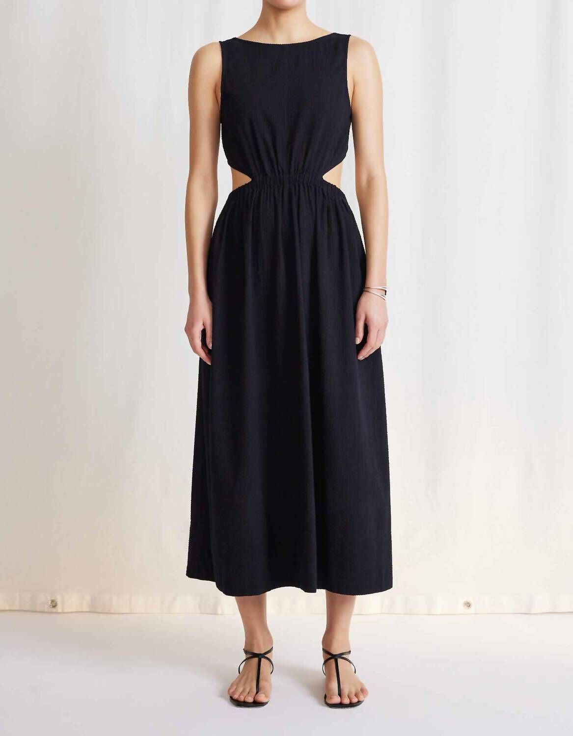 DIA CUT-OUT MAXI DRESS IN BLACK | Dia & Co