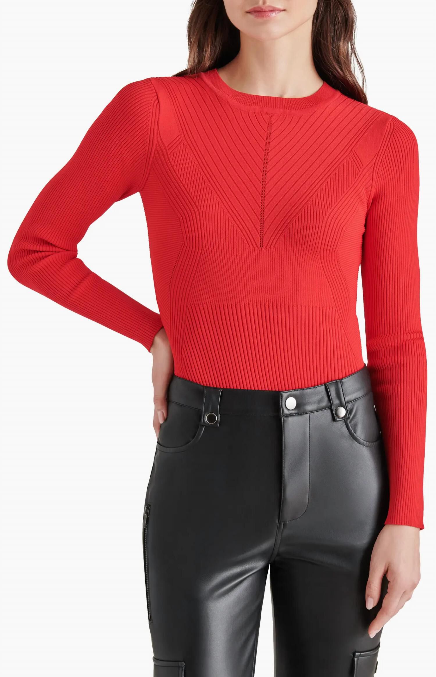 XANDRA BODYSUIT IN RED | Dia & Co