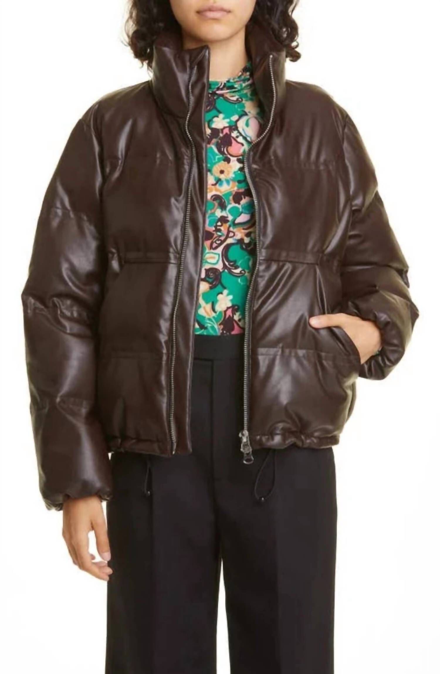 MILA JACKET IN CHOCOLATE PLUM | Dia & Co