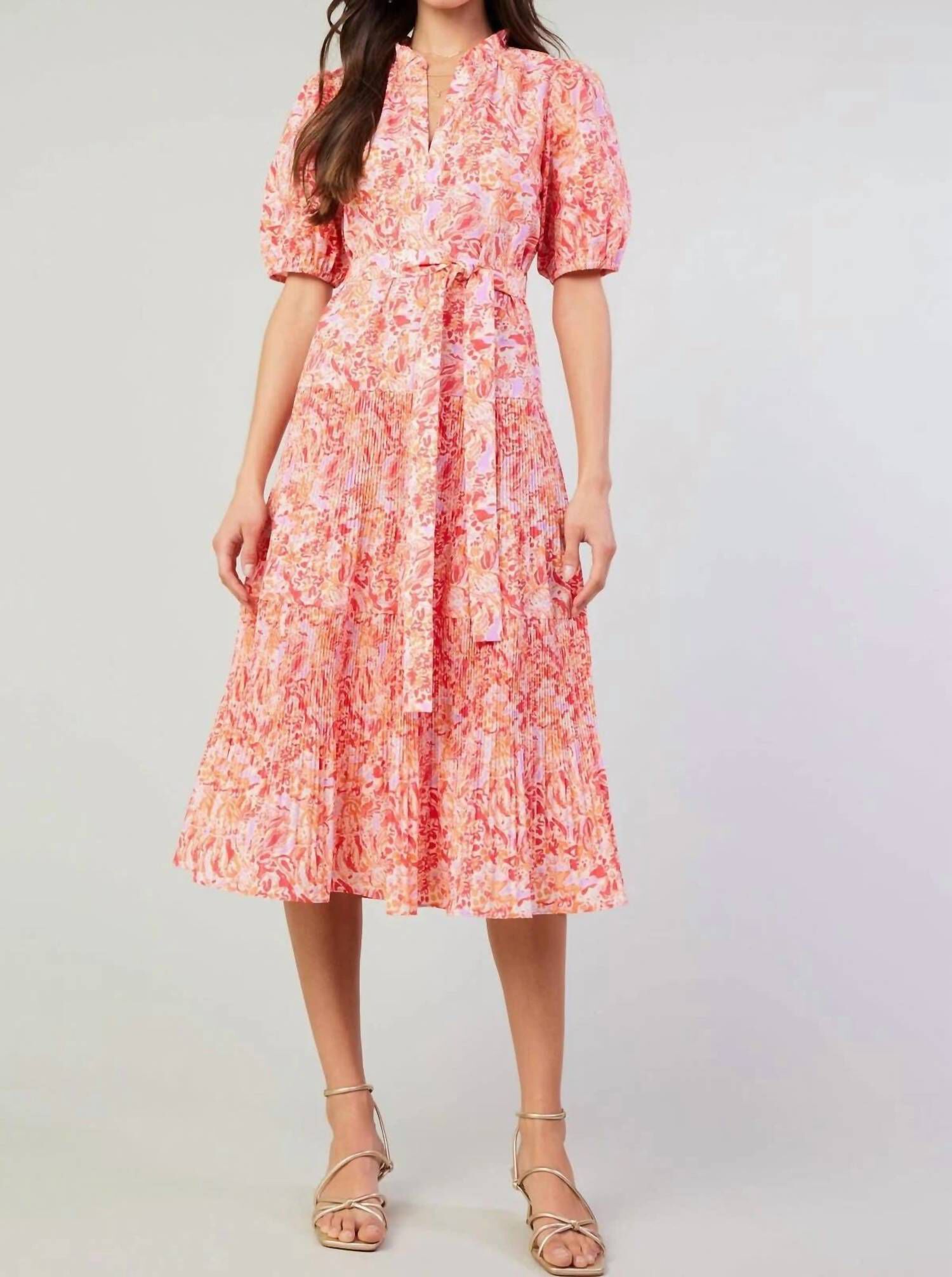 COUNTRY SUNSET MIDI DRESS | Dia & Co