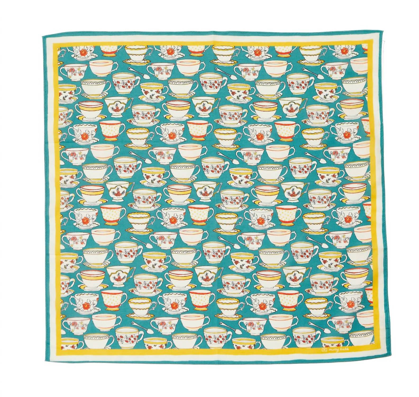 Afternoon Tea Bandana Scarf In Multi | Dia & Co
