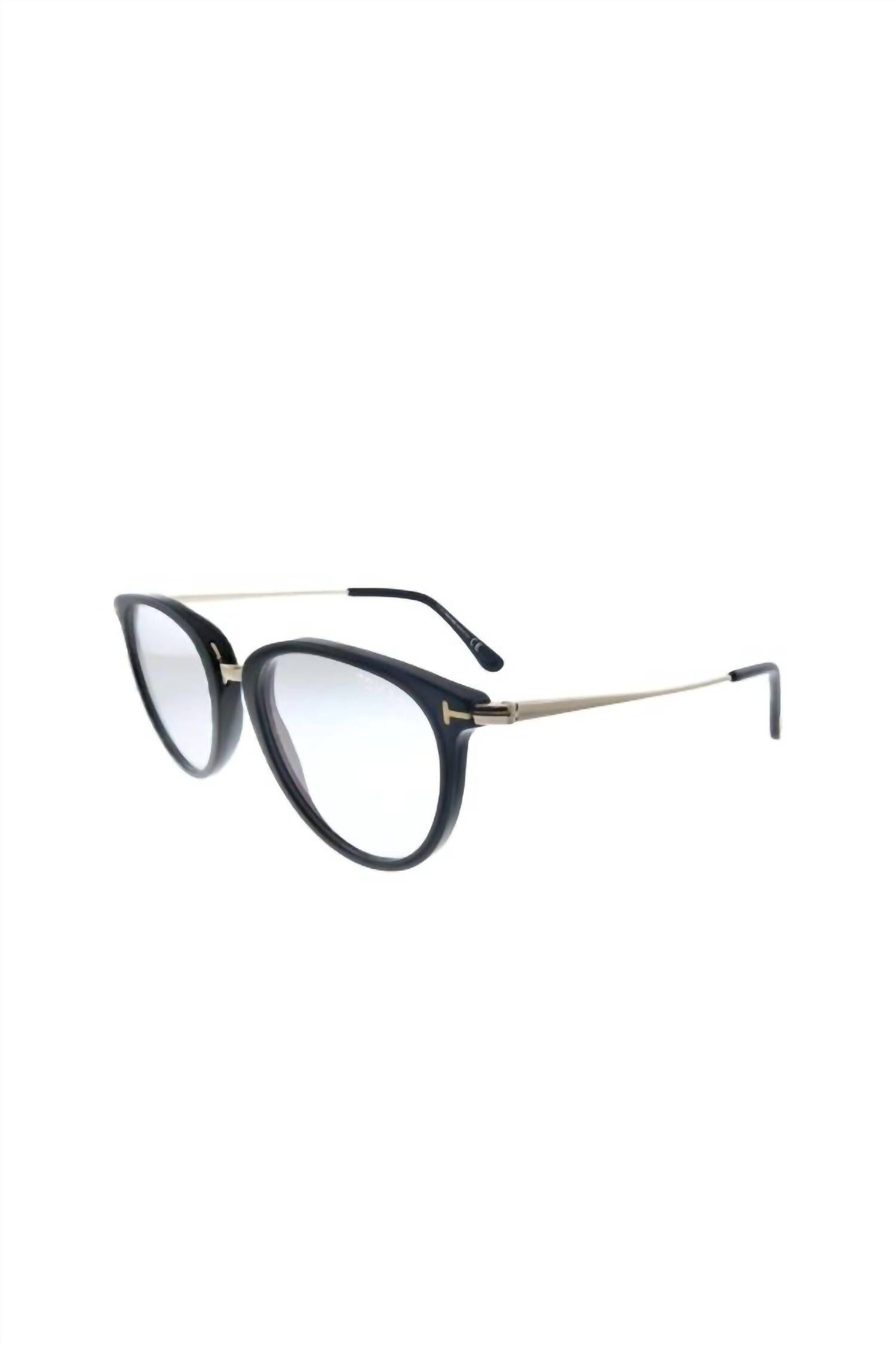 SOFT ROUND PLASTIC EYEGLASSES WITH BLUE BLOCK LENS IN SHINY BLACK/ROSE ...