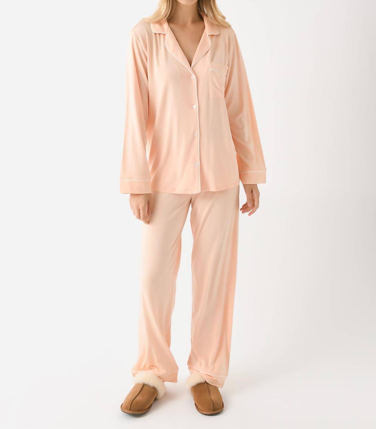 Gisele Long Pajama Set | Dia & Co