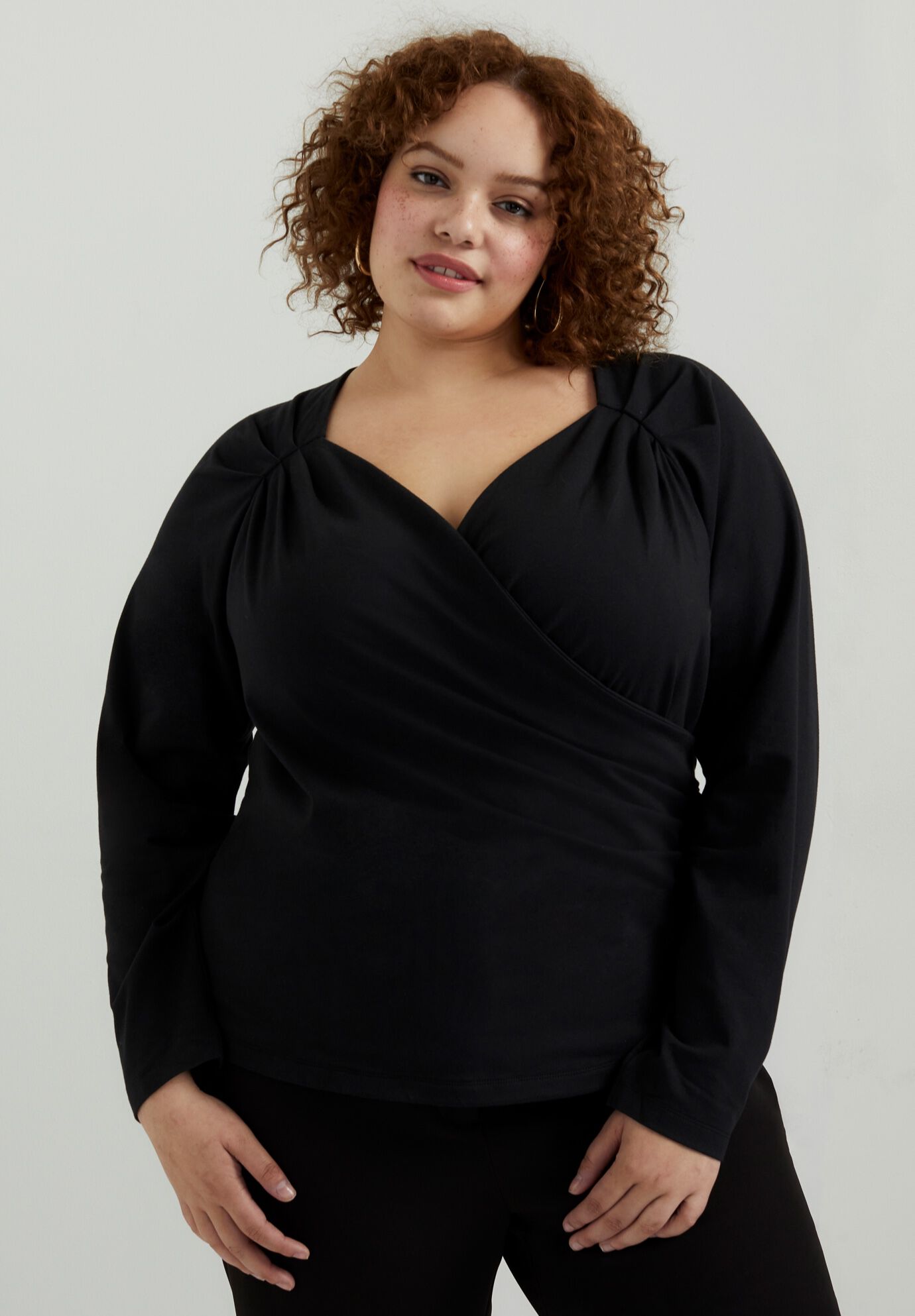 Faux Wrap Top | Dia & Co